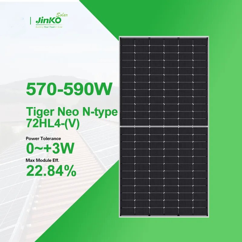 Jinko JKM570-590N-72HL4-V mono solar panel-Best Solar Panels, Solar Inverter Supplier-Starworld ...